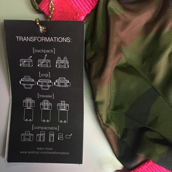 And1 | Bags | The Andi Bag Camo Pop Pink | Poshmark